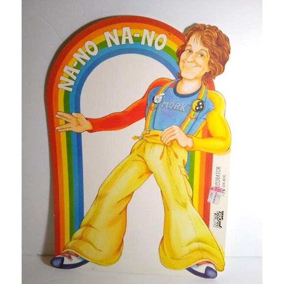 Wall Decor | Mork From Ork Robin Williams 1979 Original Diecut Wall ...